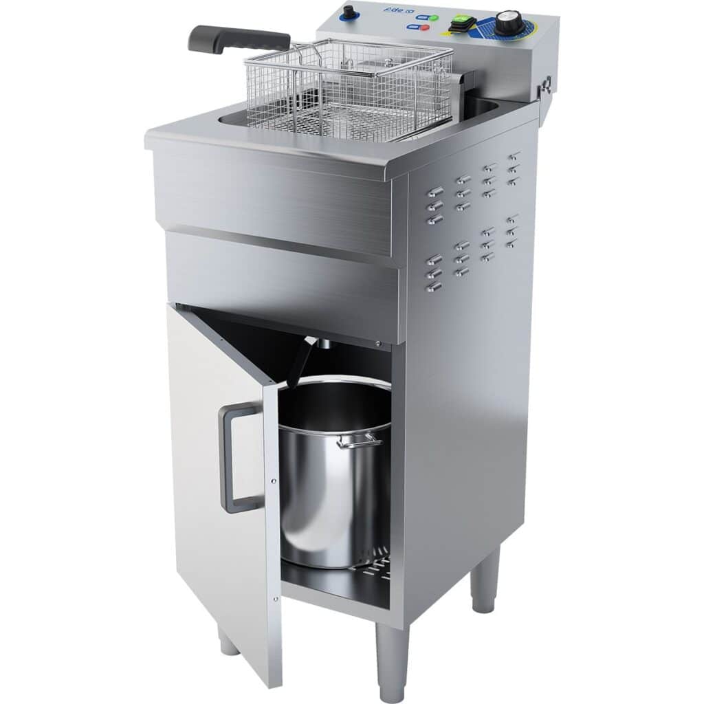 16L/3kw Free-Standing Single Electric Fryer - ByBrook